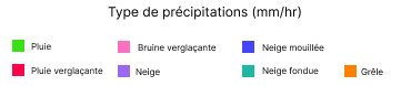 Carte radar pluie en direct France - Carte ECMWF